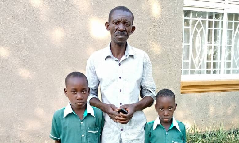 Twins Isingoma and Kato Resettled Back to Father - Ibanda Babies Home